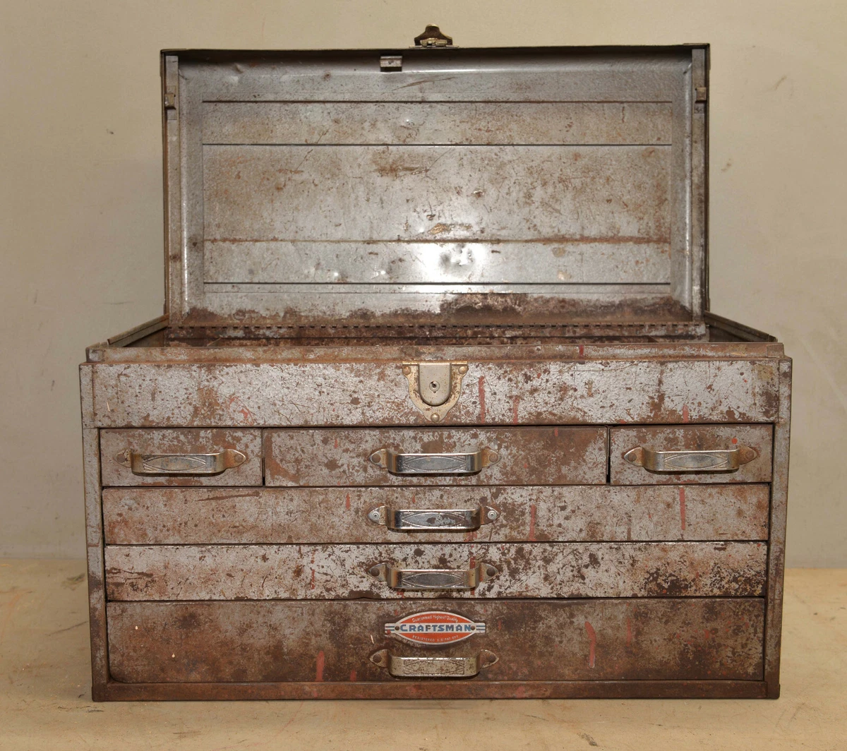 Vintage 1940s 50s Craftsman Rolling Tool Box Drawers The, 40% OFF
