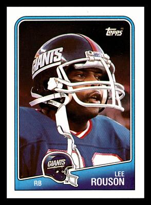 1988 Topps Lee Rouson #274 New York Giants Mint | eBay