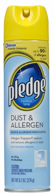 Pledge 72375 Dust & Allergen Furniture Spray 9.7 oz for sale online | eBay