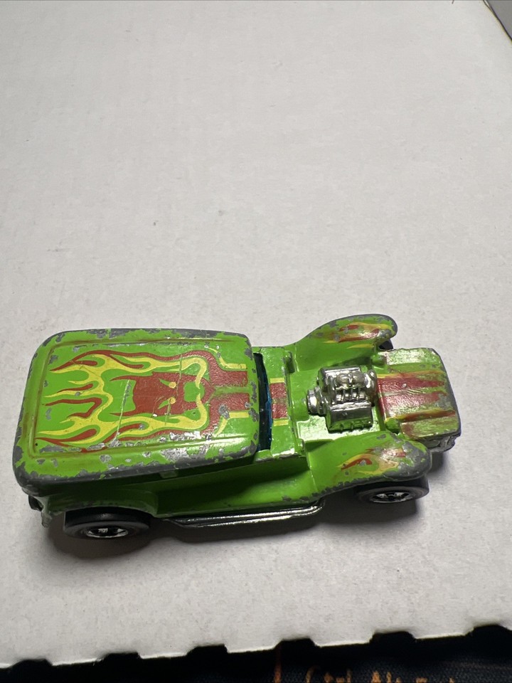 Hot Wheels Redline 1974 Prowler Rare Alternate Green Demon Tampo Lime ...