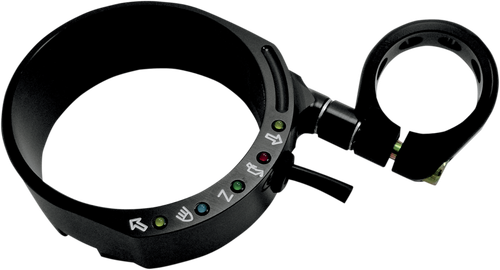 JOKER MACHINE Speedometer Relocation Bracket - Black - 49 mm Fork 10 ...