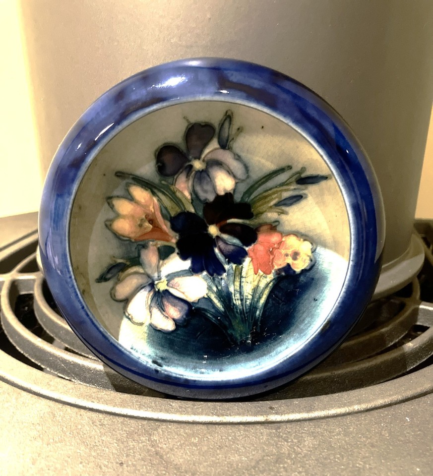 Moorcroft Pottery~Spring Flowers~Low Bowl Multicolor Flowers, c1930s ...