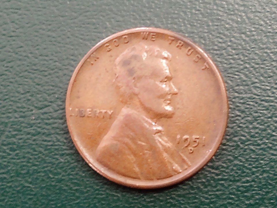 ERROR COIN Wheat Penny With Die Chip #1345 NICE COIN | eBay