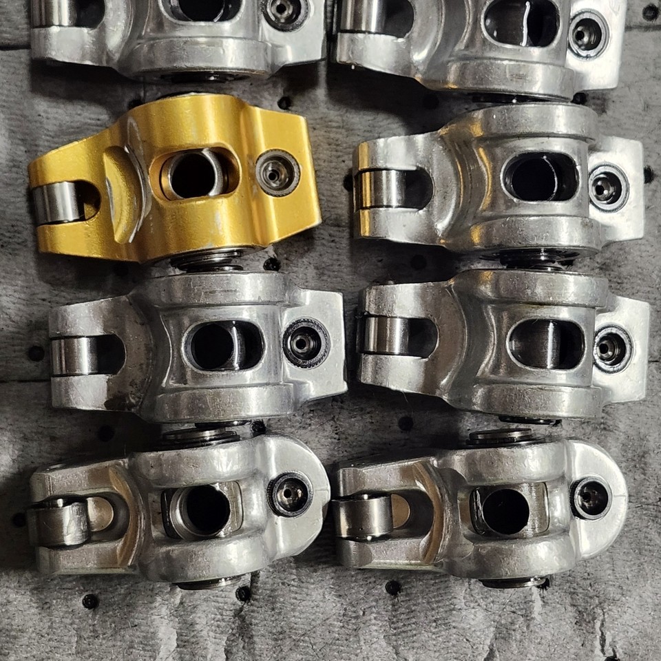 Misc. Chevy Small Block 1.6 Roller Rockers Arms And Stud Girdles | eBay