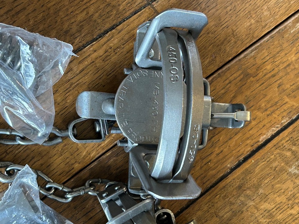 MB 450 FH Traps 2 Set Trapping Fox Raccoon Bobcat Coyote Minnesota ...