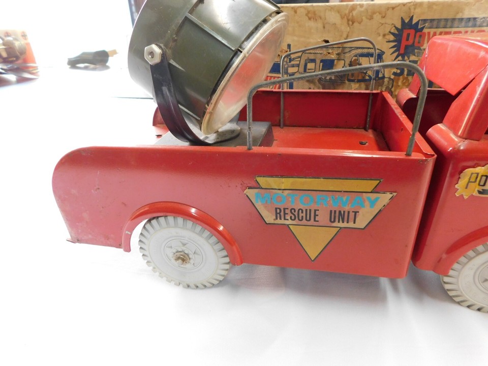 Marx Powerhouse Searchlight Truck Toy Vintage Original US Army w/ Box ...