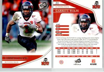 Garrett Wolfe 2007 Press Pass #21 Northern Illinois Bears RC Rookie | eBay