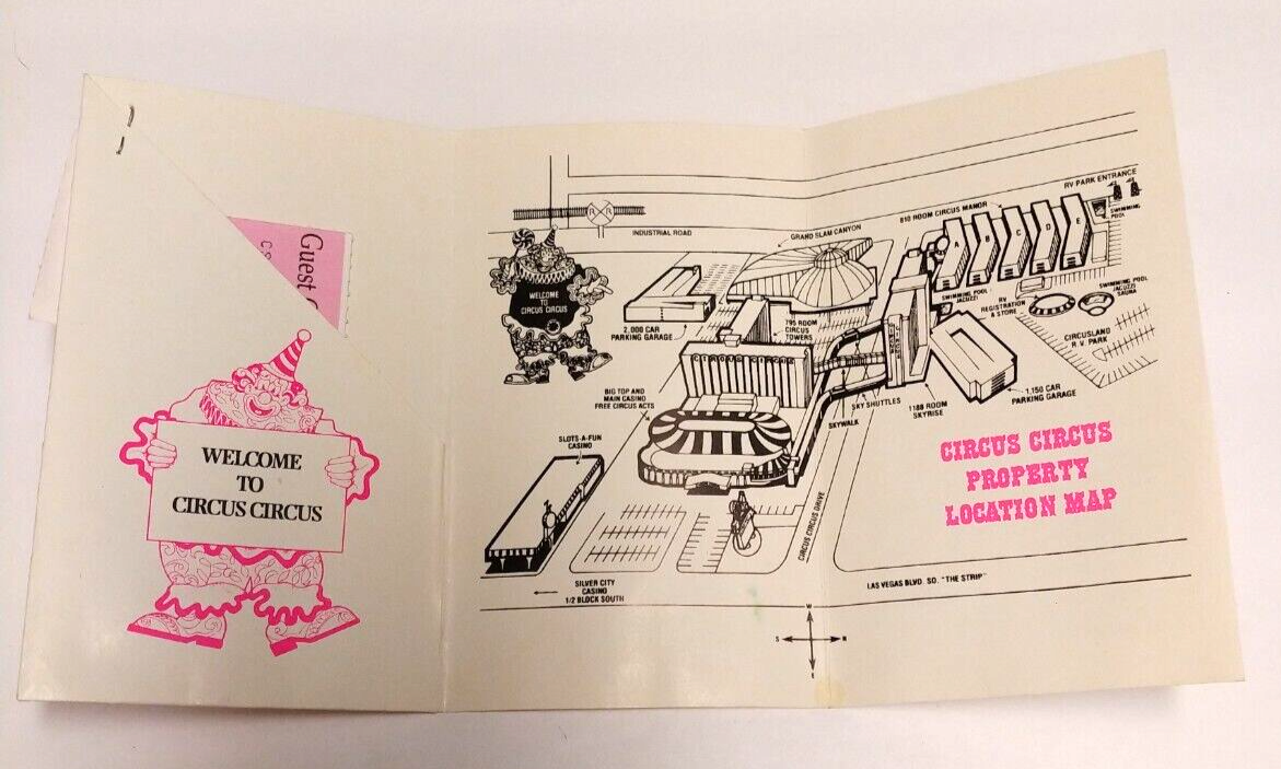 Map Of Circus Circus Room