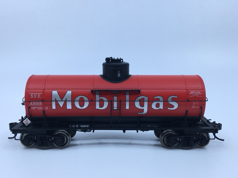 HO Proto 2000 Mobilgas Mobil 10,000 Gallon Type 21 Riveted Tank Car SVX ...
