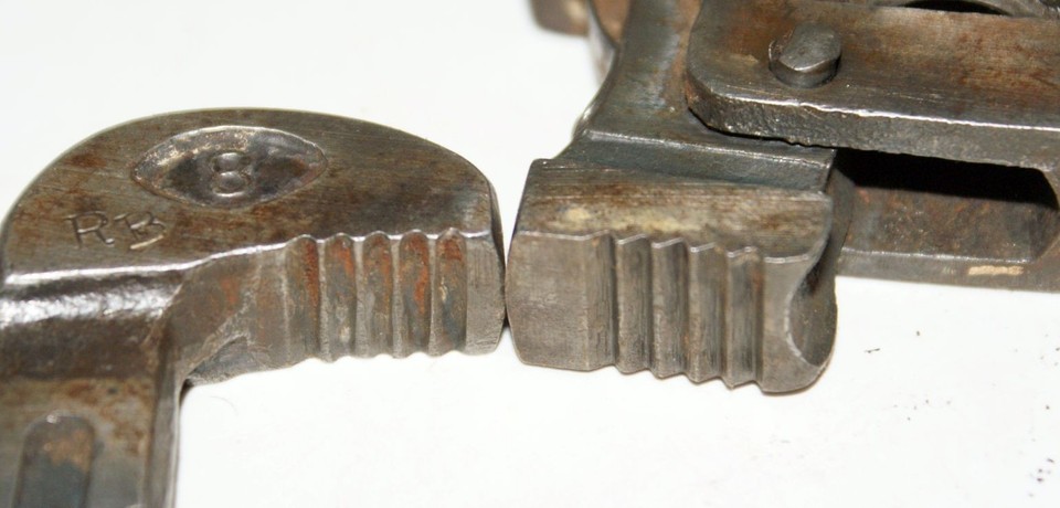 Old Antique 8" HENRY & ALLEN STILLSON Adjustable Pipe Wrench Tool ...