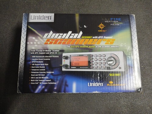 UNIDEN BEARCAT BCD996T P25 DIGITAL TRUNKING POLICE SCANNER MOBILE BASE ...