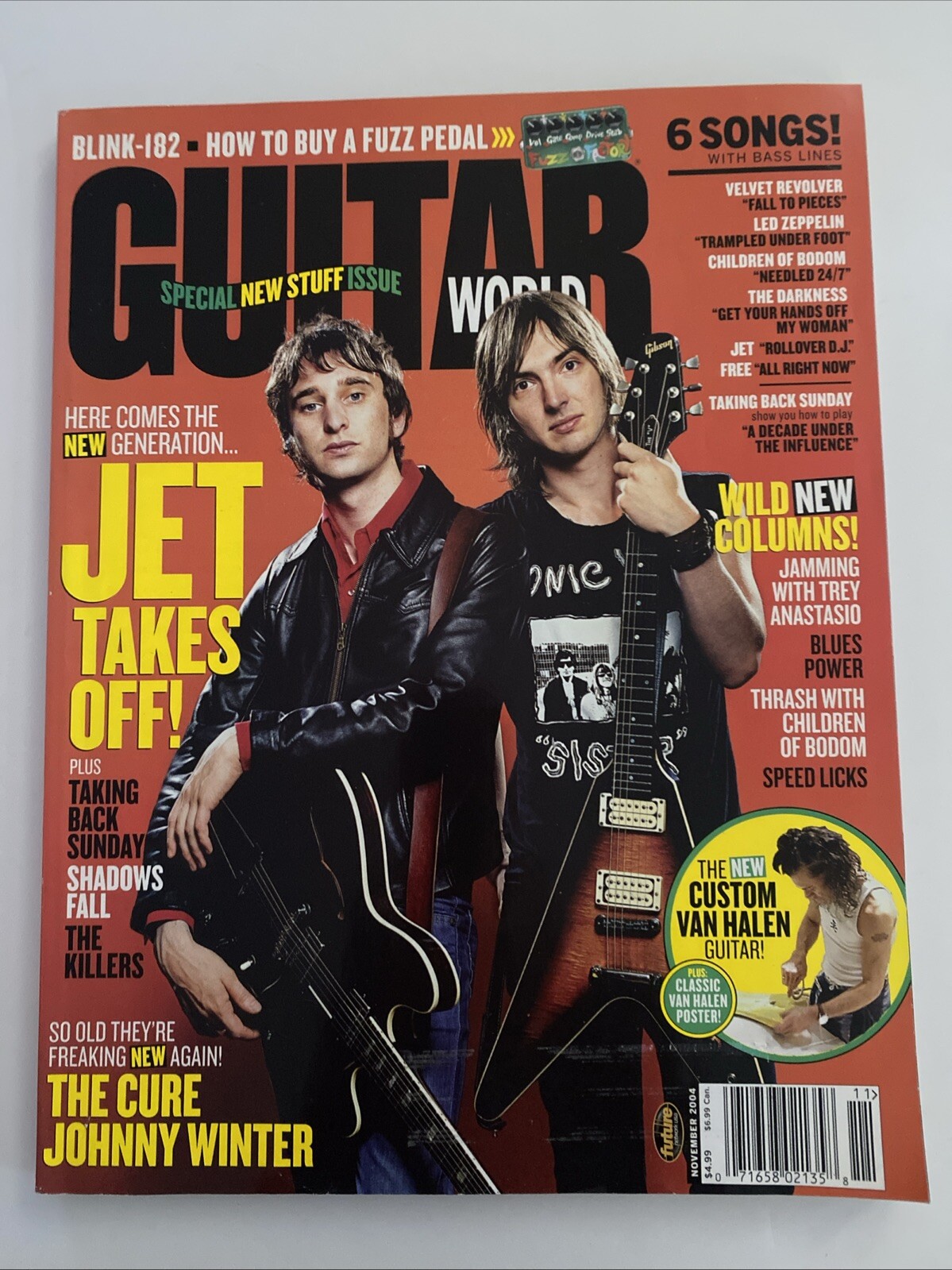 Guitar World Magazines November 2004 Jett Killers Winter Cure Zeppelin ...