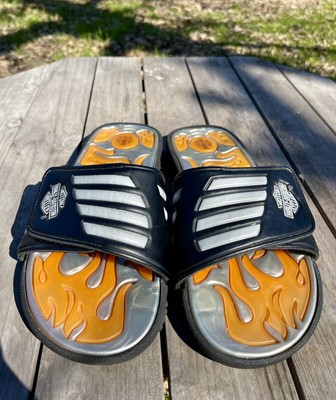 Harley-Davidson Men's Black Slides Slip On Flip Flop Sandals Size 12 M ...