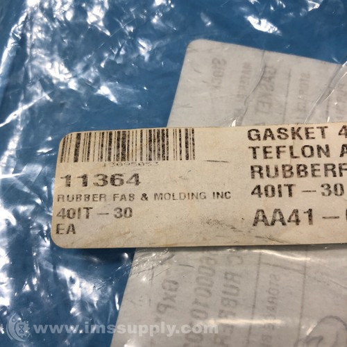 Rubber Fab 40IT-30 White I-Line Gasket, 3", PTFE FNIP | eBay