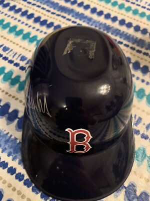 Red Sox autographed mini helmet. Ellis Burks/Lou Merloni autographs | eBay