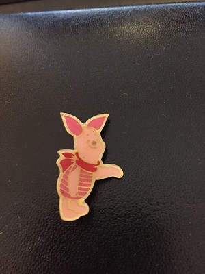 Walt Disney Company Winnie the Pooh Piglet wearing Red Scarf Pin from ...