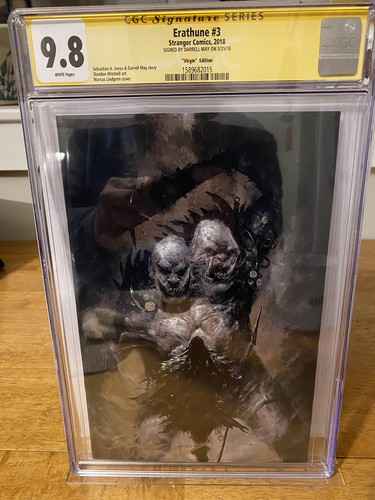 ERATHUNE #3 CGC 9.8 SS Signed by Darrell May Virgin Cover Stranger ...