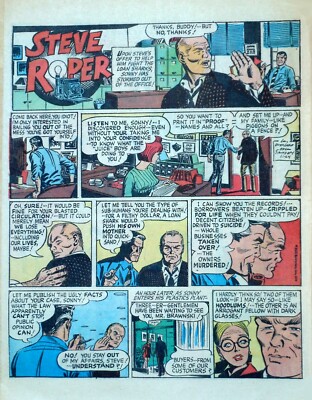 Steve Roper & Mike Nomad - large full tab page Sunday comic - Nov. 24 ...