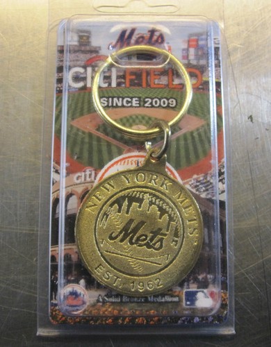 Genuine New York Mets Citi Field Stadium Bronze MLB Keychain - NEW | eBay