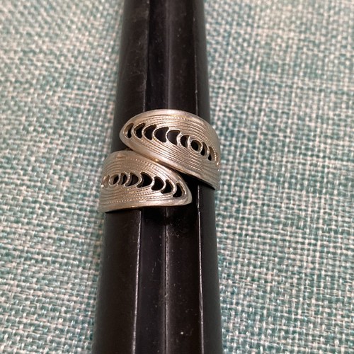 Vintage 1980’s Sarah Coventry Filigree Silver Tone By Pass Ring ...