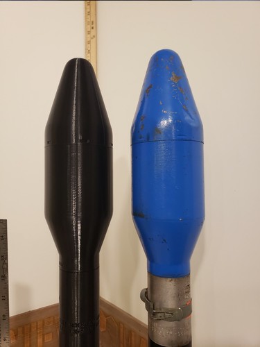 3D Printed M28 M29 M28A2 HEAT Rocket Super bazooka -Unpainted - Fake ...