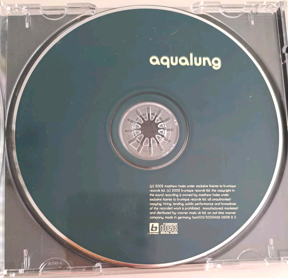 Aqualung: 'Aqualung' (CD, Album, 2002) Excellent Condition ...