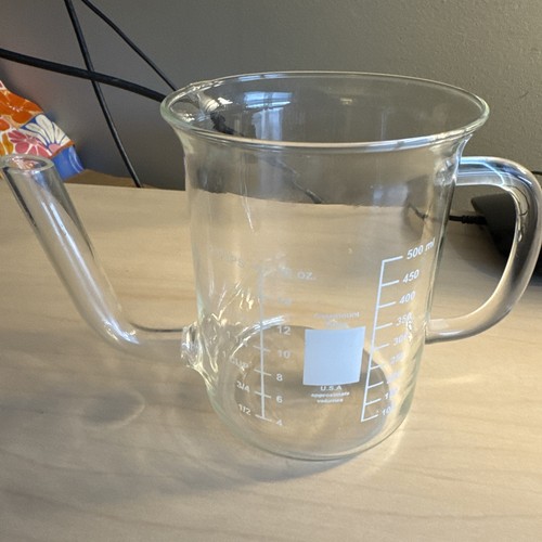 Catamount Glass Lab 500 ml 16 Oz Measure Cup Beaker With Spigot | eBay