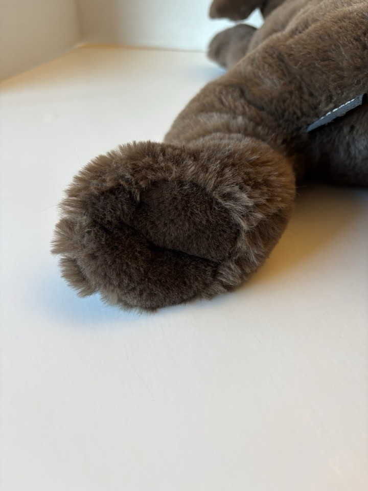 FAO Schwartz Chocolate Lab Puppy Dog Plush 18 Inch Long Labrador ...