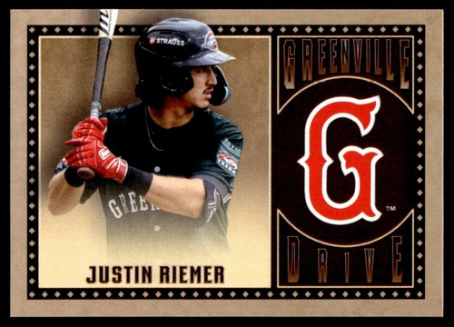 2025 Justin Riemer MiLB Minor League Rookie Greenville Drive Red Sox | eBay