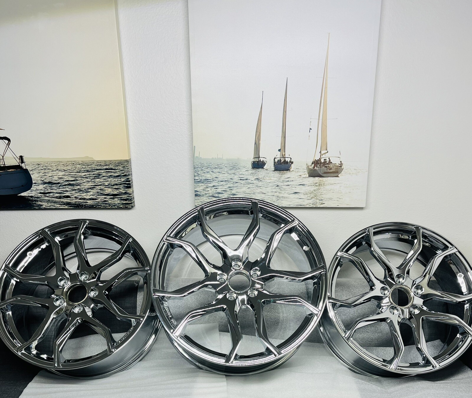 2020 -23 Polaris Slingshot CHROME WHEELS 1523260–402M, 1523261-402M ...
