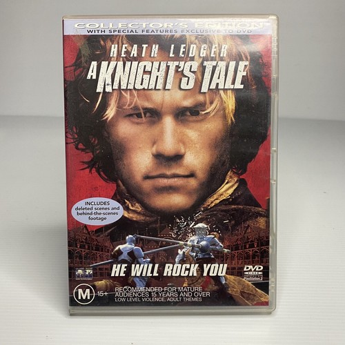 A Knight's Tale (DVD, 2001) Region 4 VGC Heath Ledger Mark Addy | eBay
