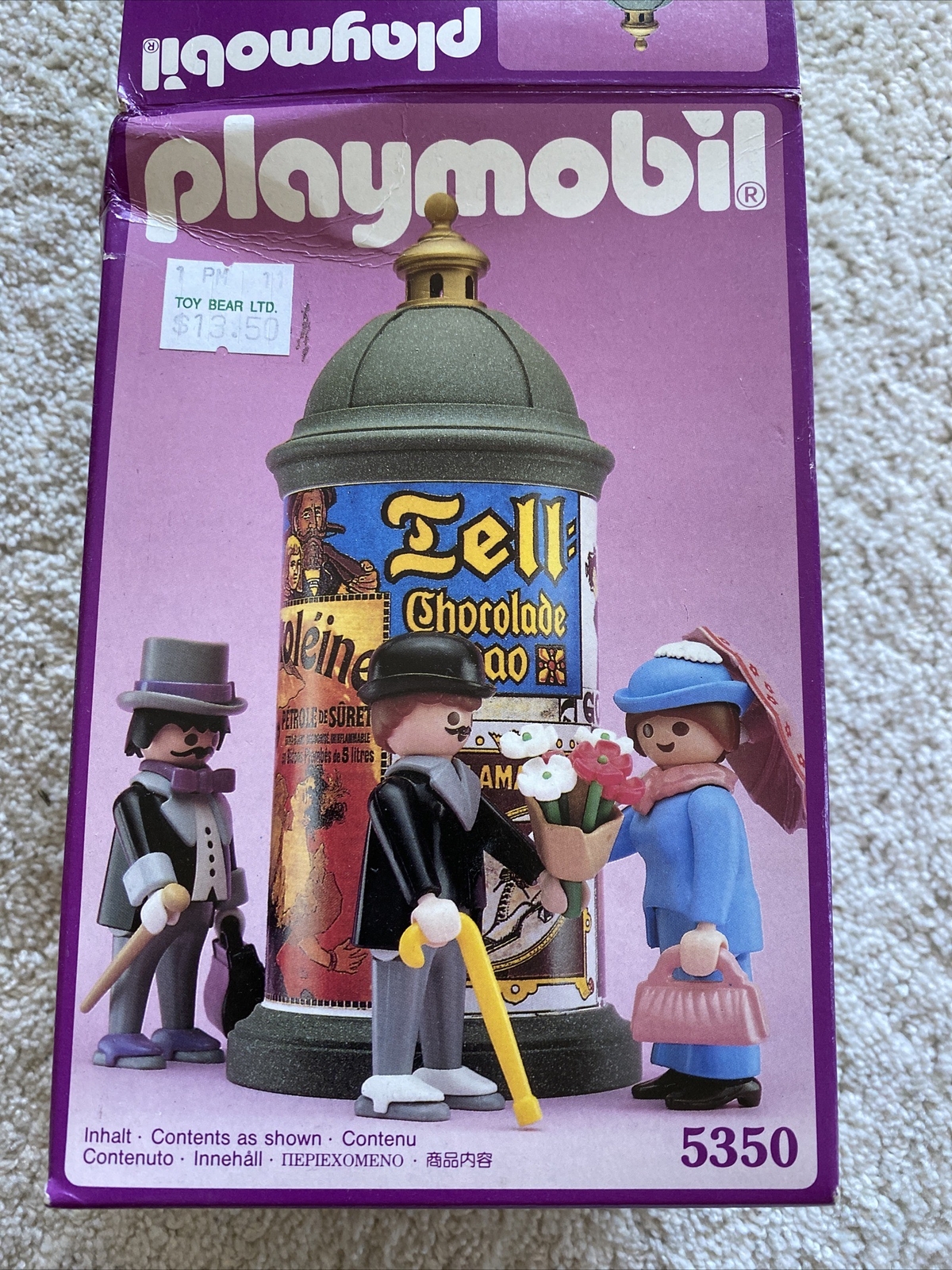 RARE Vtg Playmobil Victorian Advertising Kiosk Pillar 5350 | eBay