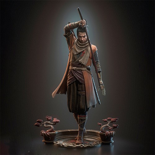 Sekiro 3D print figure 1/8 1/6 1/4 Model Kit Unpainted Unassembled ...