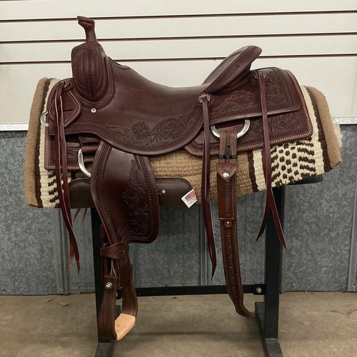 Used 16.75” Don Rich Working Cowhorse Saddle | eBay