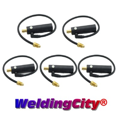 WeldingCity® 5-pk Cable Adapter Dinse-35 (195379) for TIG Welding Torch ...