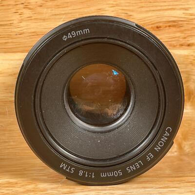 Canon EF 50mm f/1.8 STM Black Super Spectra Coating EF-Mount Lens For ...