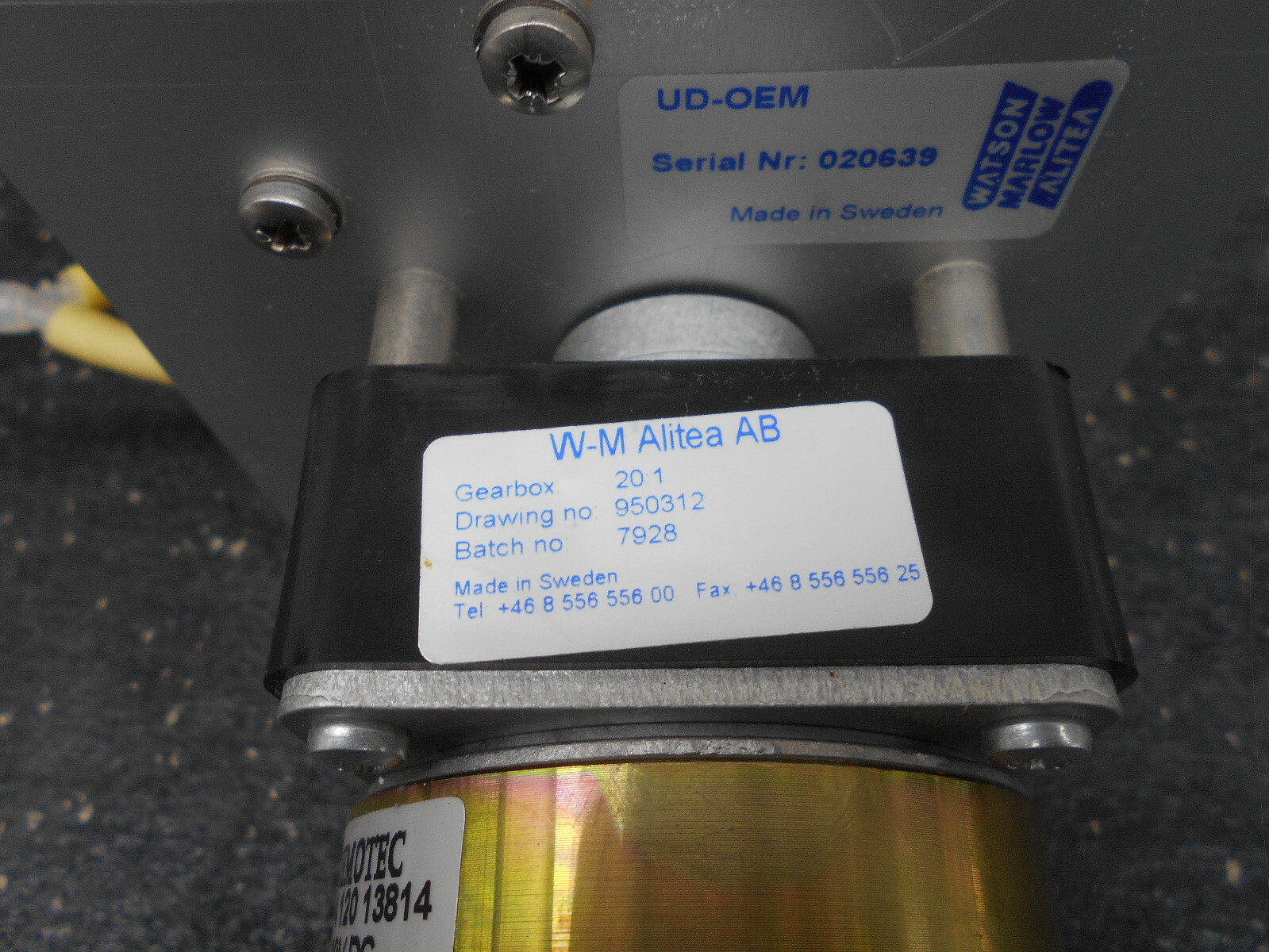 WATSON MARLOW ALITEA AB 720-099 30V DC U1-OEM SINGLE CHANNEL ...