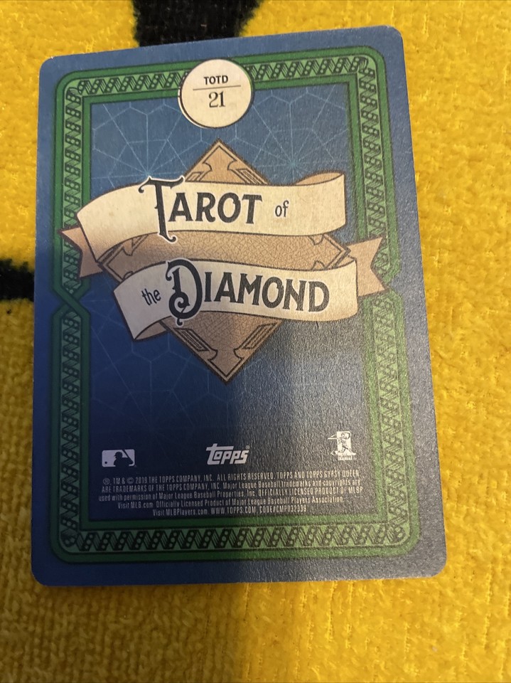 2019 Topps Gypsy Queen Jesus Aguilar Tarot Card King Of Wands Brewers # ...