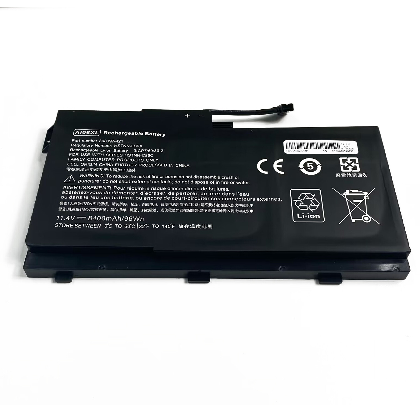 A106XL Battery for HP ZBook 17 G3 M9L94AV ,17 G3 V1Q04UT ,17 G3 X9T88UT ...