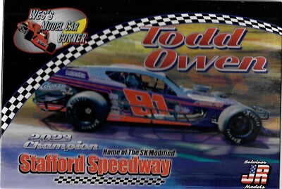 Wes's Model Car Corner/Salvinos JR Models WMCC-00081 Todd Owen 2023 ...