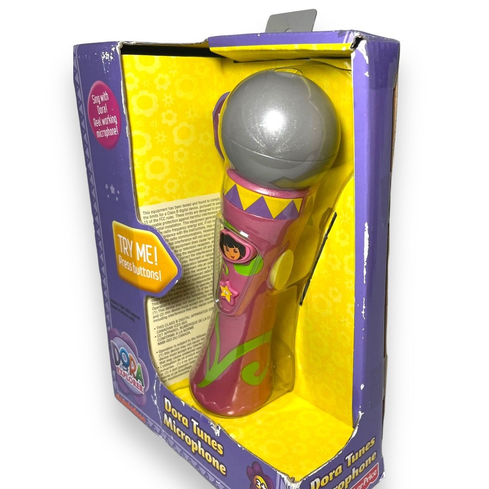 Dora the Explorer Mega Tunes Microphone Discontinued Sold Out Rare Toy ...