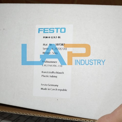 NEW FESTO Pun-H-12X2-BL 197387(159670) PLASTIC TUBING LOT OF 50 METERS ...