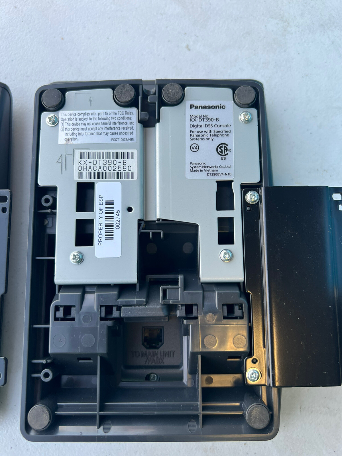 Panasonic KX-DT390-B 60-Button Add On Module w/Bracket - Charcoal | eBay