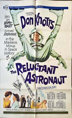 The reluctant astronaut 1sh 1967 wacky Don Knotts in the maddest mixup ...