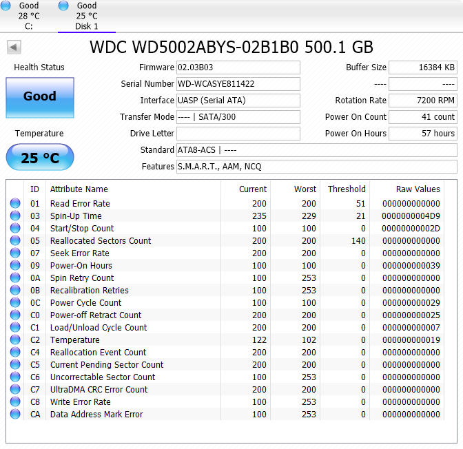 Western Digital Internal Hard Drive WD5002ABYS-02B1B0 500GB RE3 | eBay