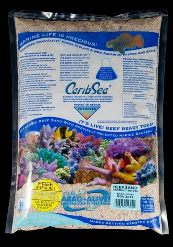 CaribSea Arag-Alive Special Grade Reef Sand 4ea/10 lb (Count of 4) By ...