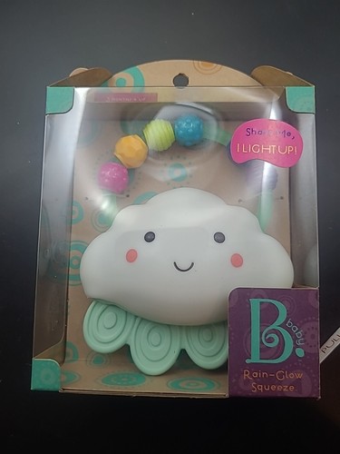 - B. baby – Baby Light-Up Cloud Rattle- Rain-Glow Squeeze- Teething ...
