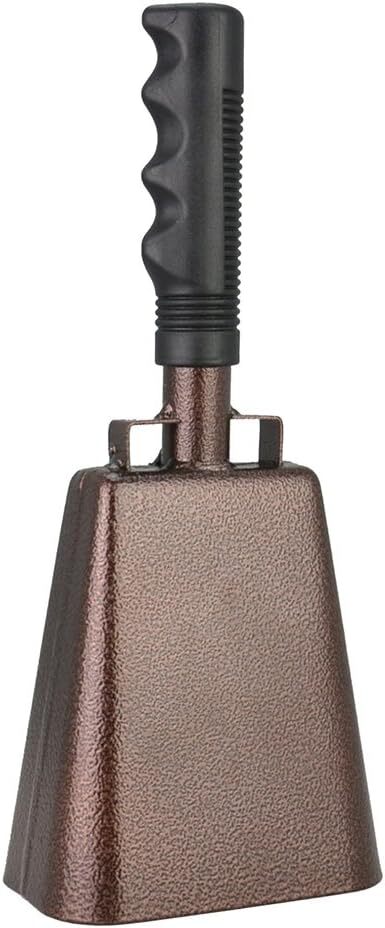 10 Inch Steel Cowbell with Handle Cheering Bell for Sports Events Large ...