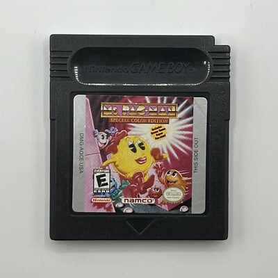 Nintendo Game Boy Color Ms. Pac-Man Special Color Edition Tested ...