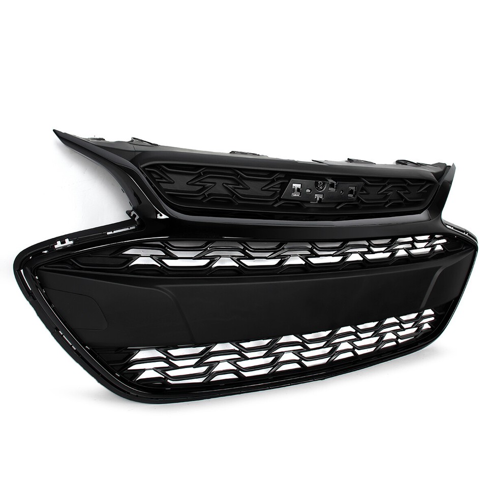 Front Bumper Grill W/ Gloss Black Trim For Chevrolet Spark 2019-22 ...